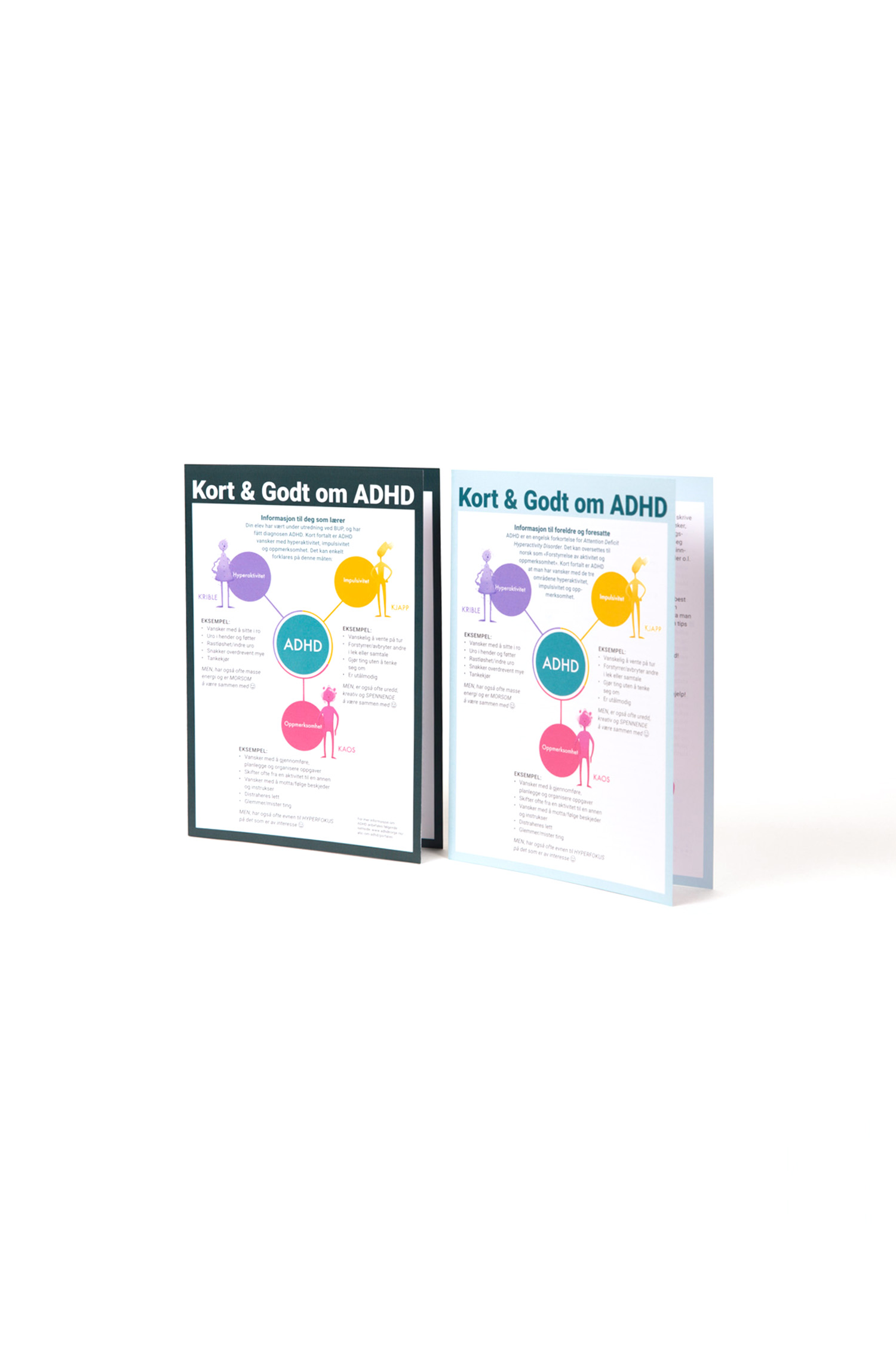 Kort & Godt om ADHD - Brosjyrepakke - Hertervig Forlag
